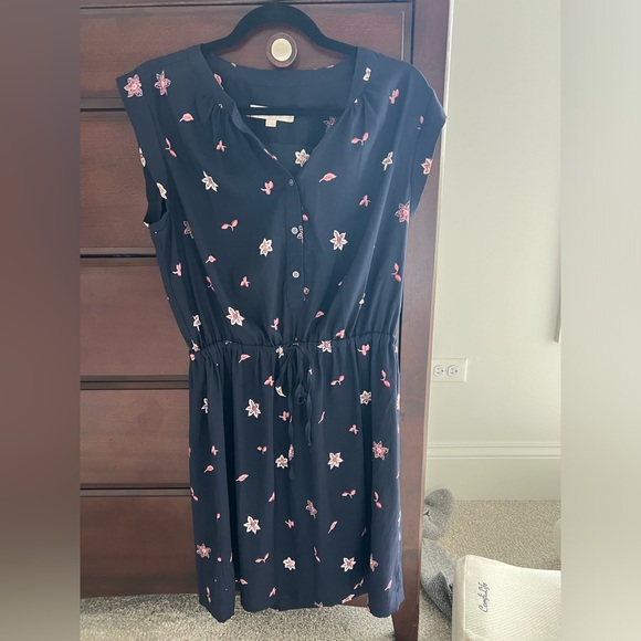 LOFT | Dresses | Loft Navy Blue Dress | Poshmark